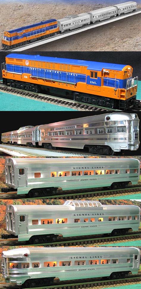 Lionel 0 6 31758 2270w Jersey Central Deluxe Passenger Set Postwar