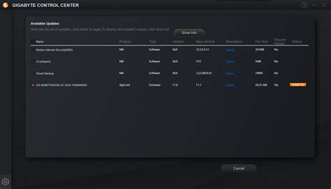 Unable To Update Vgas Firmware Via Gcc Rgigabyte