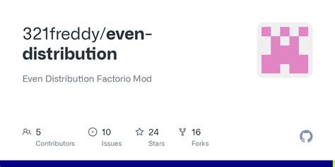 Github 321freddyeven Distribution Even Distribution Factorio Mod