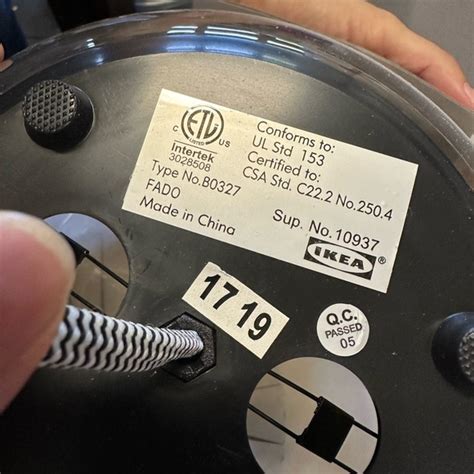 Ikea Accents Rare New Ikea Fado Orb Light Glass Table Lamp Globe