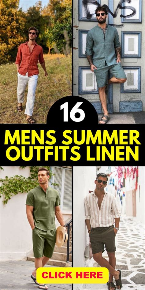 Summer Style Refresh Mens Casual Linen Outfits For Every Occasion
