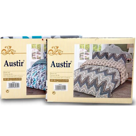 Austir Bedsheet Double Queen Assorted Online At Best Price Lulu Uae