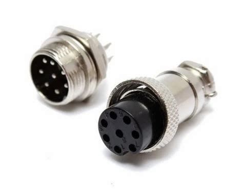 10 Round Shell Connector Male At ₹ 30 Piece In New Delhi Id 2855599496333
