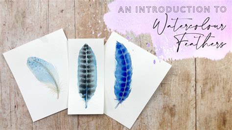 Feather Watercolor Tutorial