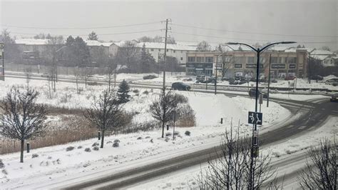 Kitchener Waterloo Weather Snow In The Region