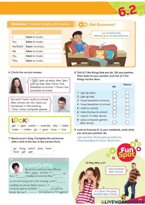 Daily Activities Online Exercise For 4 Artofit