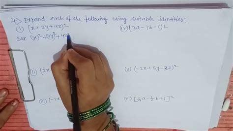 Chapter 2 Polynomials Exercise 25 Class 9 Maths Ncert Youtube