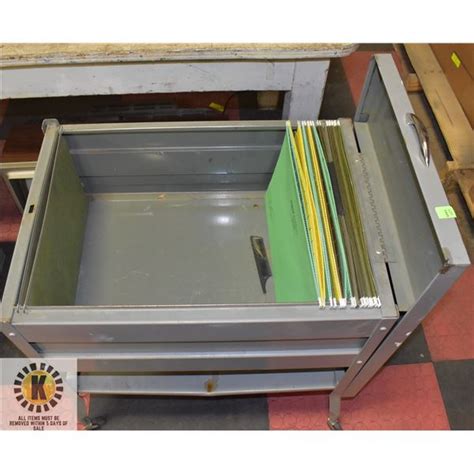 Metal Top Load File Cabinet
