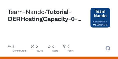 GitHub Team Nando Tutorial DERHostingCapacity Dss Python