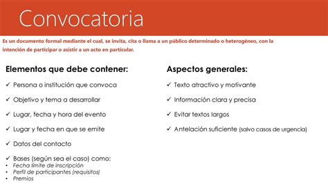 Definicion De Convocatoria Caracteristicas Estructura Para Que Sirve – Eroppa