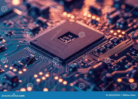 Close Up Of A Intel 10th Gen Cpu Chip On A Green Circuit Board Close Up View Of A Circuit Board