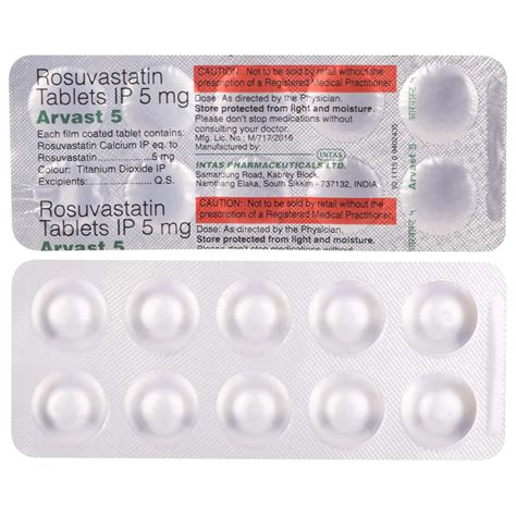 Arvast 5 Tablet View Usage Side Effects Price And Subtitute Egmedi