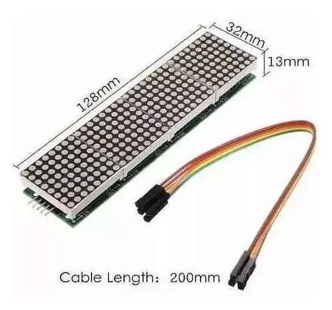 Modulo Display Matriz De Led 8x32 C Max7219 Para Arduino Nf à Venda Em
