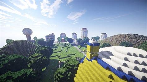 Dragon Ball Z World Map Minecraft Project