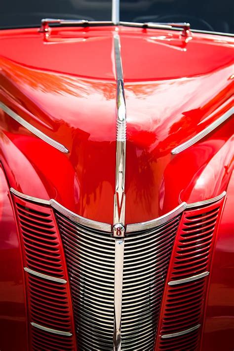 1940 Ford Deluxe Coupe Grille Vintage Car Photography