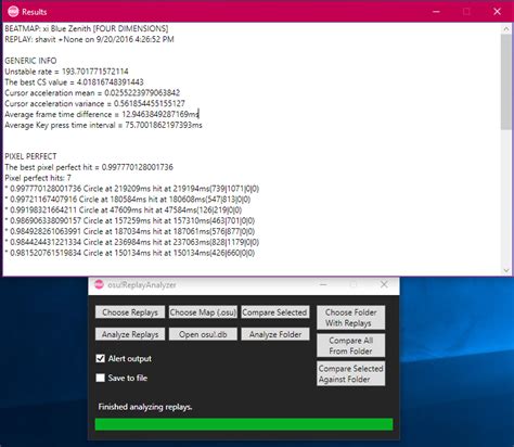 Github Firedigger Osureplayanalyzer