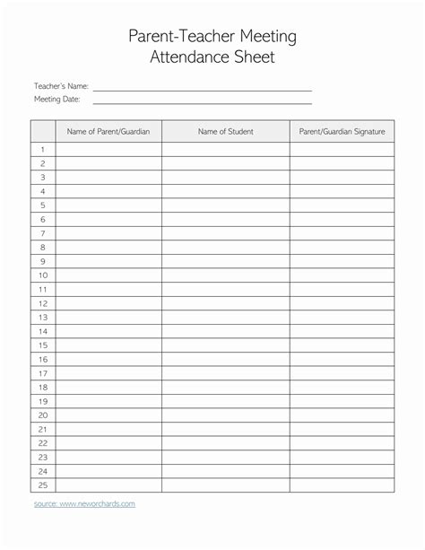 Free Attendance Sheet Templates Pdf Word Excel