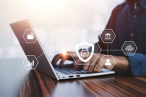 Businessman Using Password Cybersecurity Concept Global Network