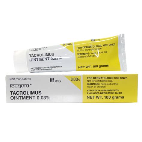 Tacrolimus Generic Protopic 003 Ointment 100 Gm By Fougera And Co