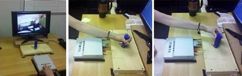 Experimental Setup Using The Response Device Allowing Clench And Pinch
