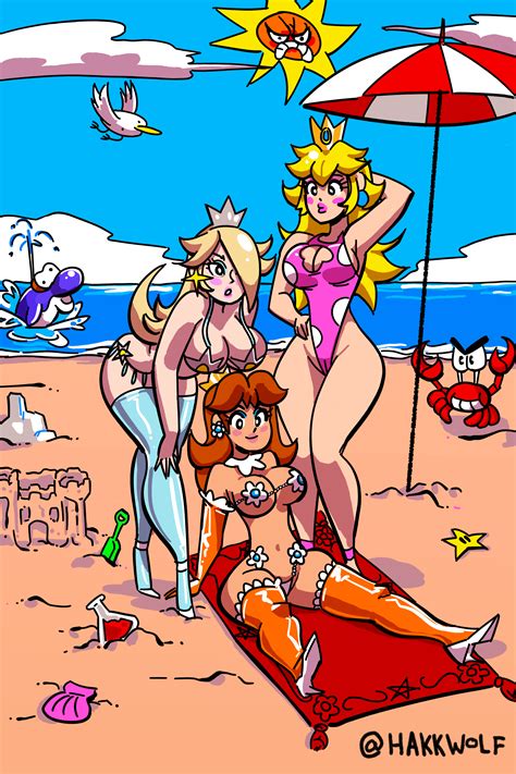 Rule 34 3girls Beach Breasts Crab Crustacean Dolphin Female Female Only Hakkwolf Mario Series