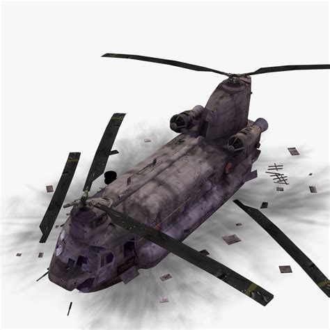 Max Crashed Chinook Transport Ch47