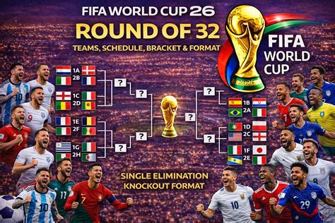 Fifa World Cup 2026 Round Of 32 Bracket And Teams