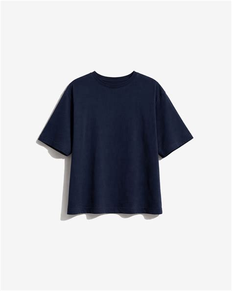 Etoile Women Blue Cupro Round Neck T Shirt Iro