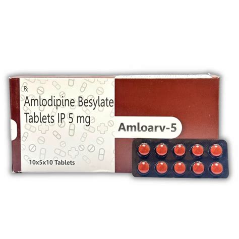 Amlodipine 5mg Supplier At ₹ 28box Amlodipine Besylate Tablet In New