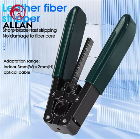Allan Fiber Optic Stripping Tool Ftth Fiber Optic Cable Stripper Striping Optical Pliers Drop