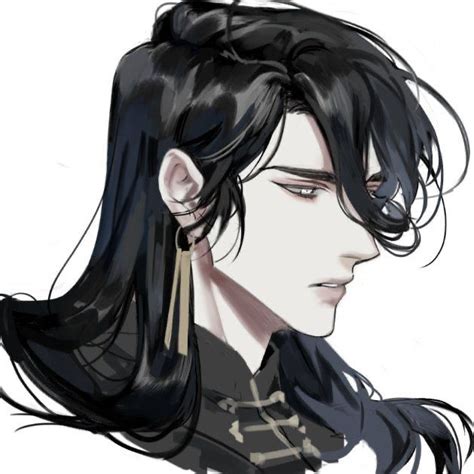Anime Men With Long Hair Anime Man Long Hair Male Character Anime