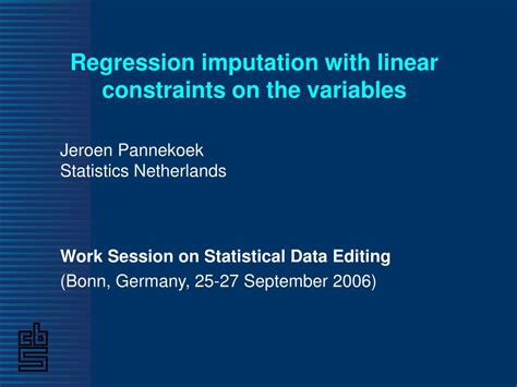 Ppt Regression Imputation With Linear Constraints On The Variables