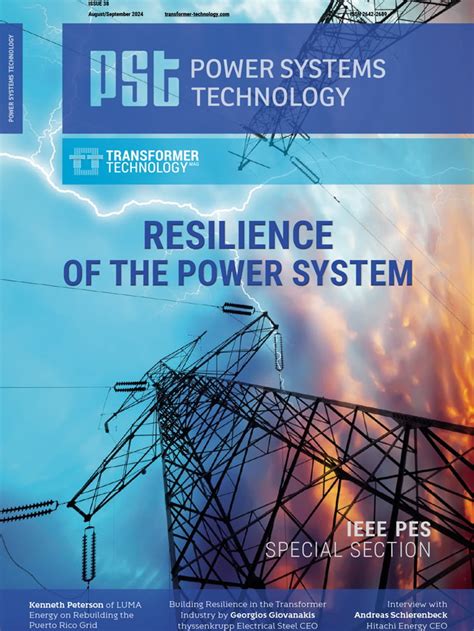 Resilience Of The Power System Power System Technology