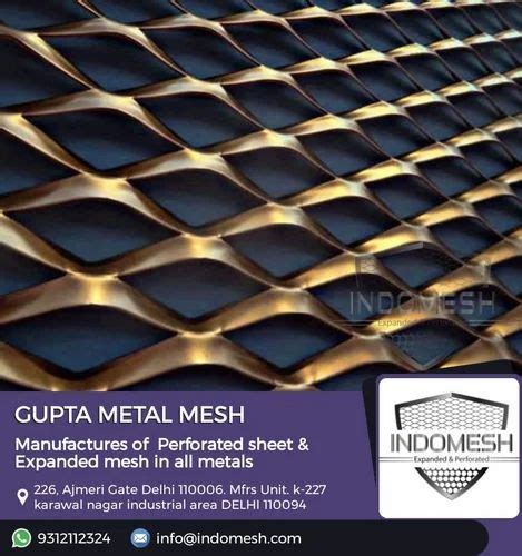 Copper Expanded Mesh At Rs 975kg Expanded Metal Mesh In Delhi Id