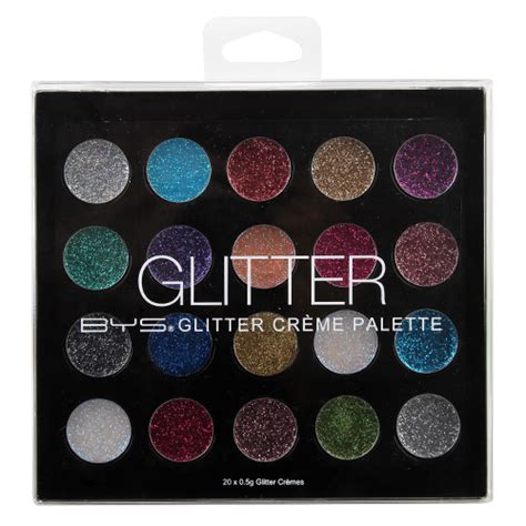 Square Glitter Creme Palette Bys Cosmetics