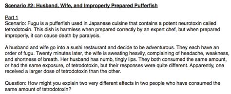 Solved Scenario 2 Husband Wife And Improperly Prepared