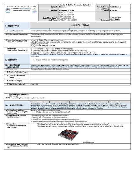 Dll Week 4 Module 4 Css Pdf Learning Cognitive Science