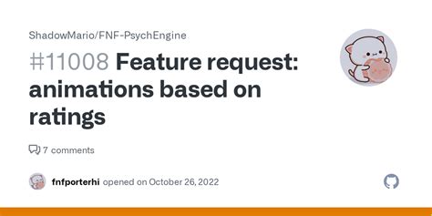 Feature Request Animations Based On Ratings Issue ShadowMario FNF PsychEngine GitHub