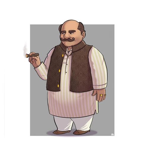 Character Design Of Basheer Bhai Software Photoshop Farhaal Aamir