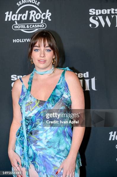 Sixtine Rouyre Attends The Sports Illustrated Swimsuit Issues Launch