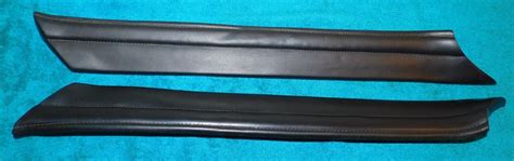 1967 1968 Mustang Cpe Fastback Gt Shelby Orig Black Windshield Pillar