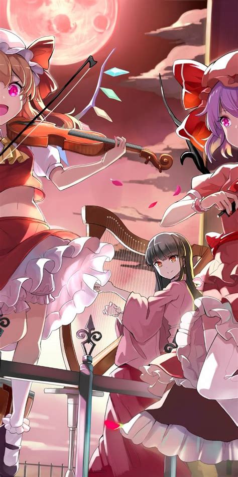 Phone Wallpaper Anime Touhou Daiyousei Touhou Eiki Shiki Flandre