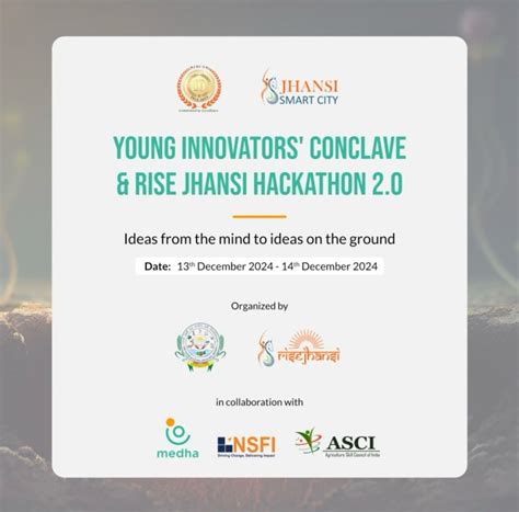 Support Younginnovatorsconclave Risejhansihackathon2 Entrepreneurship Hackathon