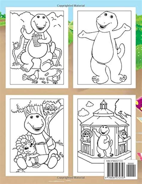 Barney And Friends Coloring Pages