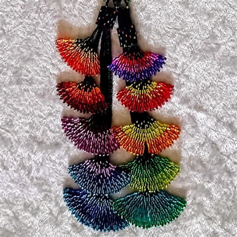 Gingko Leaf Pdf Tutorial Beaded Leaves Pattern Etsy