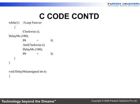 Interfacing Stepper Motor With 8051 Pptx Programming Languages Computing