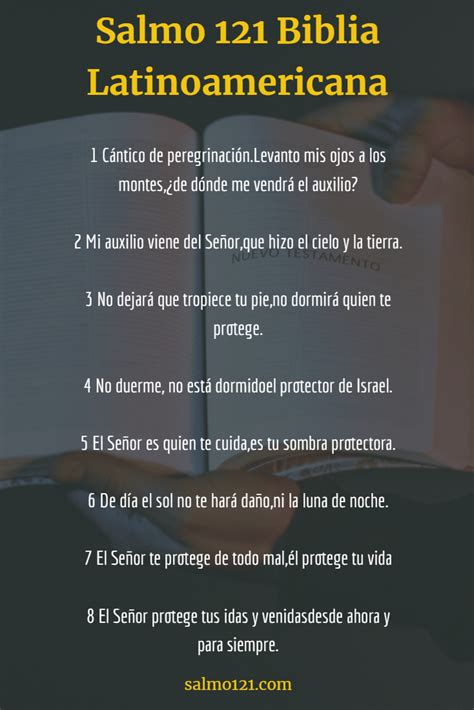 Salmo 121 De La Biblia Latinoamericana El Cántico De Peregrinación