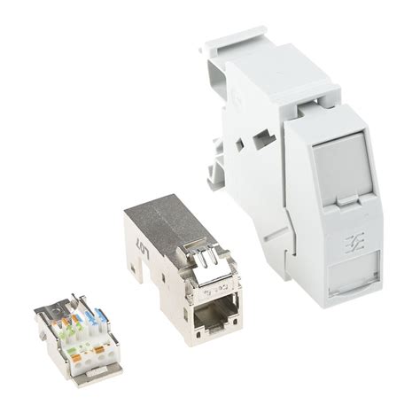 Weidmuller 8 Pole Idc Rj45 Connector Interface Module Din Rail Mount Rs Components Indonesia
