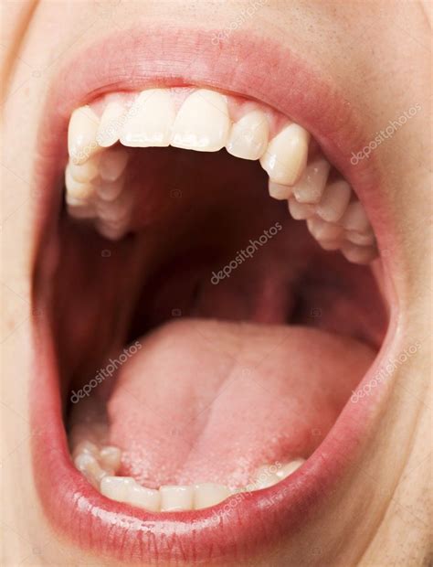 Foto De Perfil De Boca Abierta