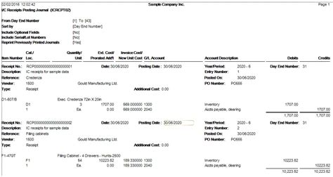 IC Posting Journals Report In Sage Sage ERP Tips Tricks